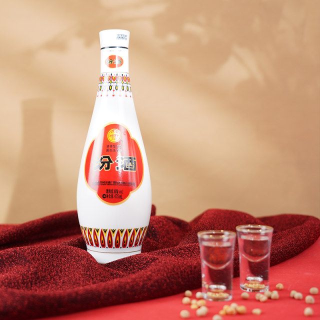 Shanxi Xinghua Village Wine 48 -degree milk Boli Fen wine 475ml*6 ...