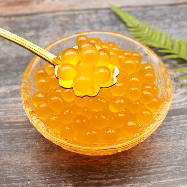 Multi-flavor popping pearls, popping eggs, pearl milk tea ingredients ...