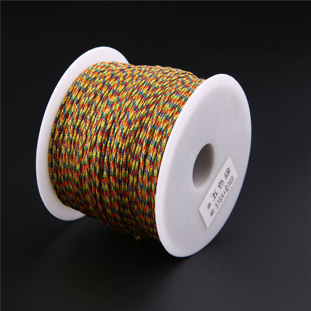Wenwan five-color thread hand-woven bracelet Vajra knot bracelet rope ...