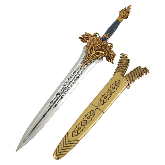 Lich King Weapon Around Large Lane Sword Weapon Game Model Model Alloy ...