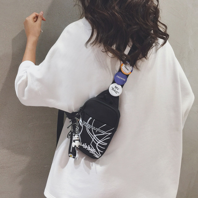 Japanese trend mobile phone small shoulder bag mini small chest bag ...