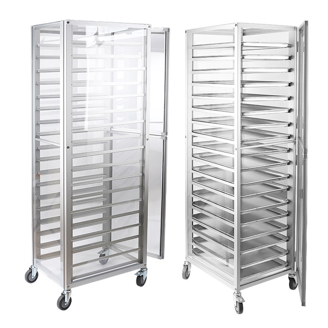 Aluminum alloy baking shelf is transparent and closed multi -level ...