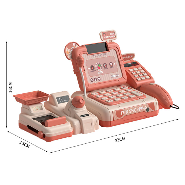Children's supermarket cash register baby simulation multi -functional ...