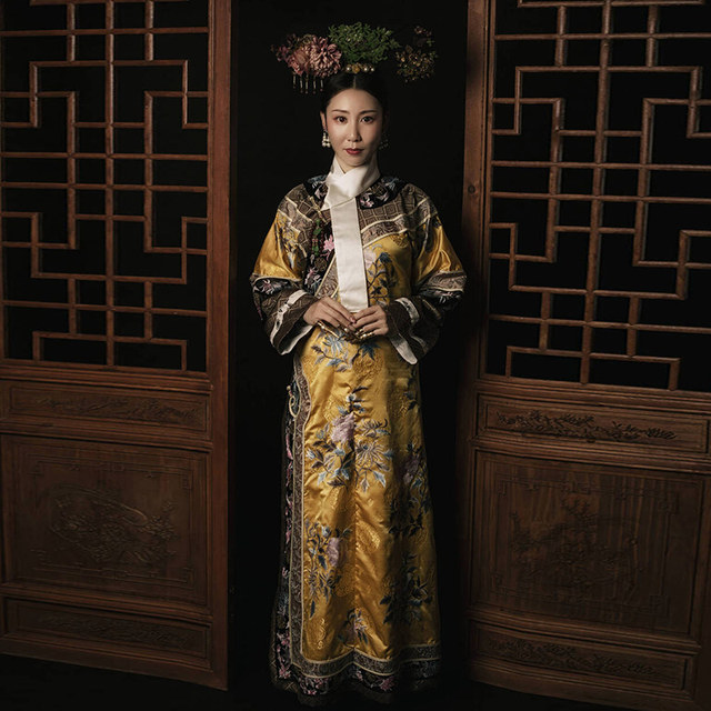 Film and television costumes Ruyi's same ancient costume Qing Dynasty ...