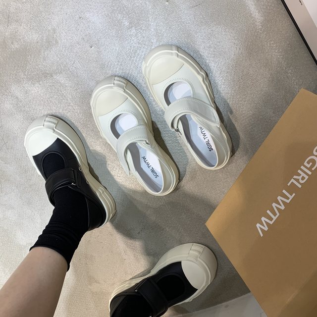 sgirl TWTW Japanese retro shallow Mary Zhen shoes female ins soft ...