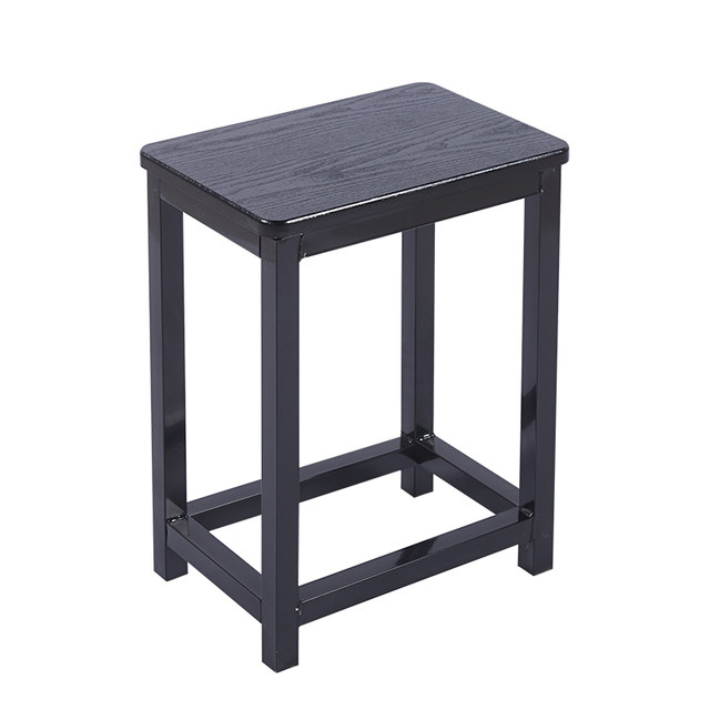 Simple square stool dining stool high stool thickened household ...