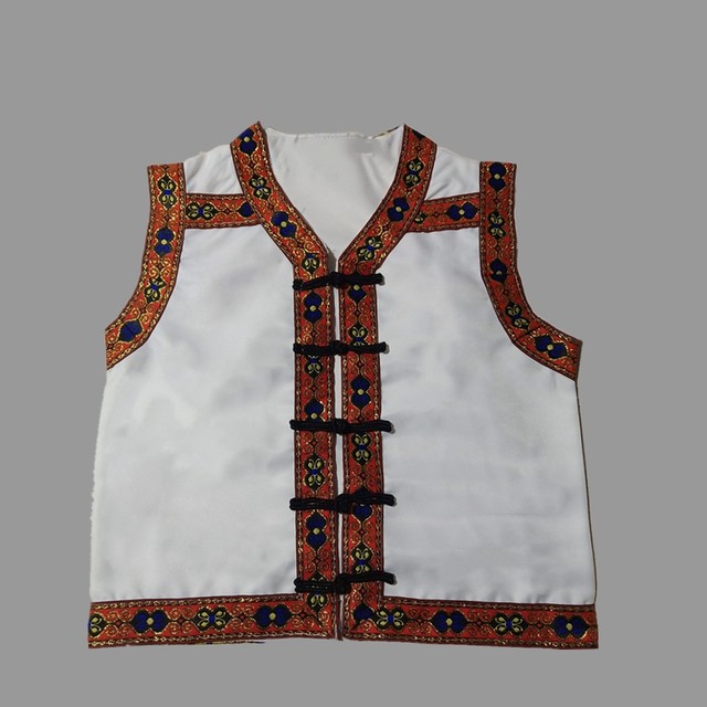 Guizhou ethnic minority clothing male vest Miao Zhuang Zhubu adult ...