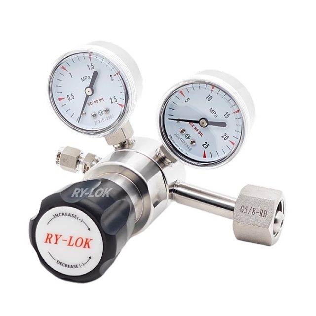 316L stainless steel pressure reducing valve gas cylinder pressure ...