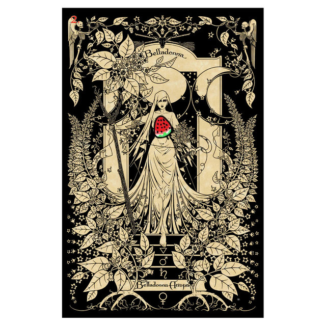 Imported genuine magic plant deities card Magickal Botanical Oracle