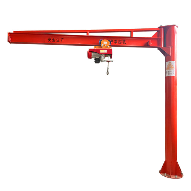 Cantilever crane electric rotating 123 tons small column crane crane ...