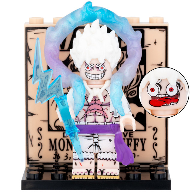 OP One Piece Five Luffy Nica form third -party assembly building blocks ...