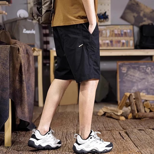 High-end workwear shorts for men 2025 new summer wear men's pants loose ...