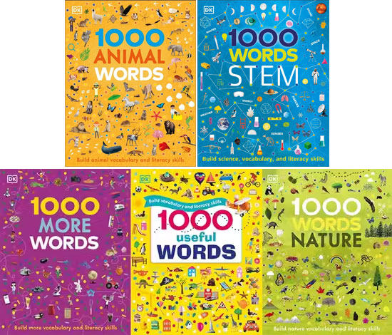 English original DK dictionary 1000 userful words/nature/sTEM entry ...