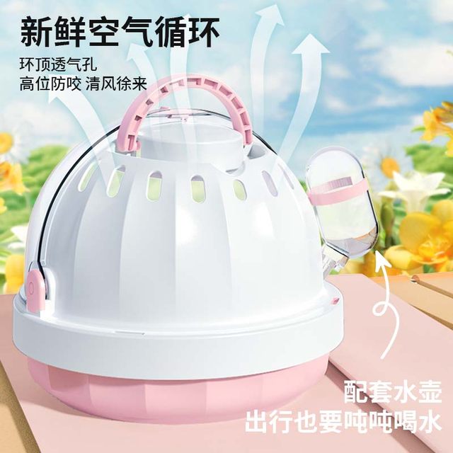 Take the cage parrot trumpet bird outdoors for outdoor portable bird ...