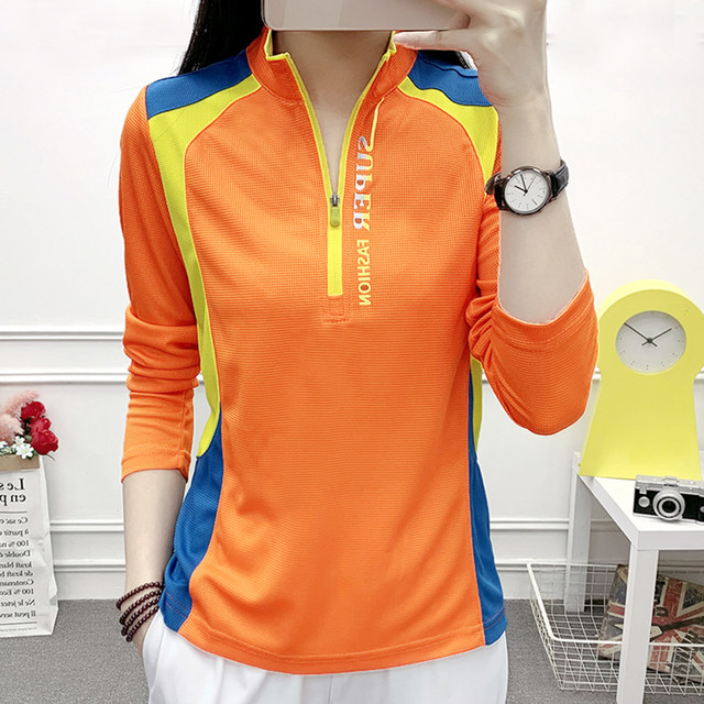 Outdoor quick-drying clothing for women long-sleeved summer thin ...