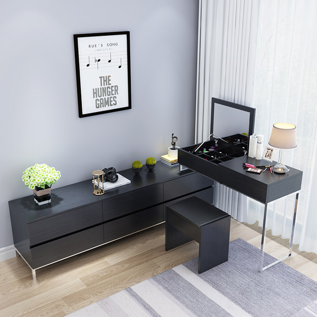 Simple modern small apartment dressing table bedroom dressing table ...