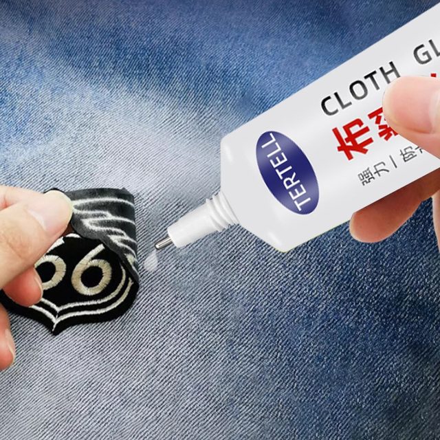 Special glue for fabric patching. Strong glue for patching clothes ...