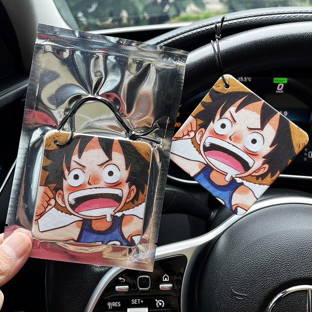 Car fragrance tablet pendant One Piece Luffy pendant fresh car aroma ...