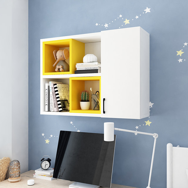 Wall bookshelf storage rack wall hanging wall rack living room living ...
