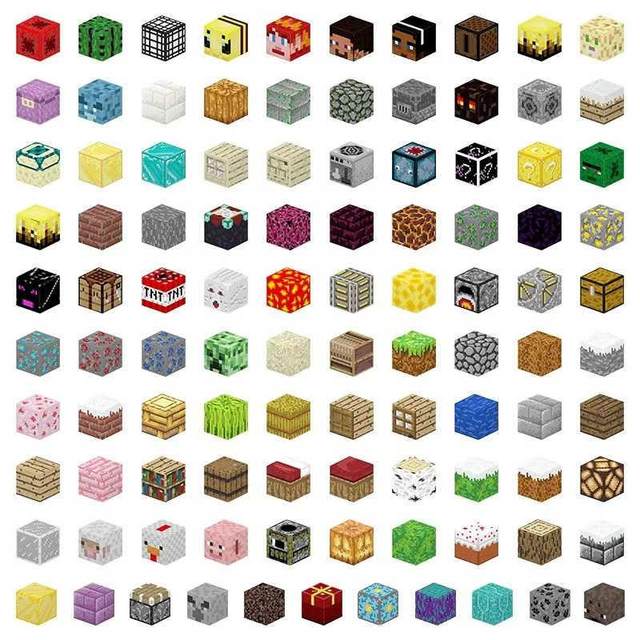 2025 new Minecraft Magnetic Square Magnetic Building Blocks Children's ...