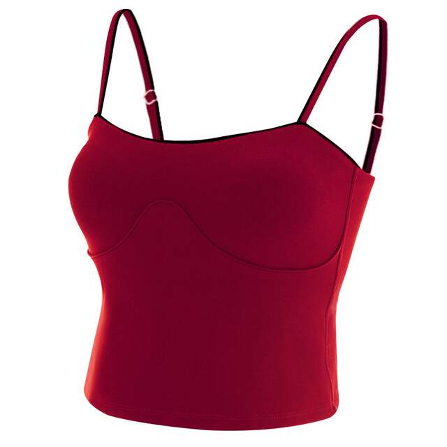 Integrated beauty vest with chest pad sling red inner wear can be worn ...