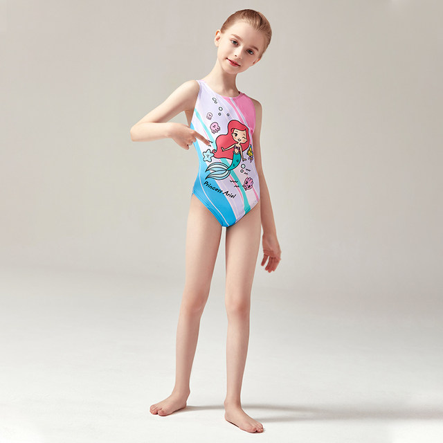 Yingfa Disney Mermaid Series Swimsuit Female Female Female Female Belly Slim Children Adult ...