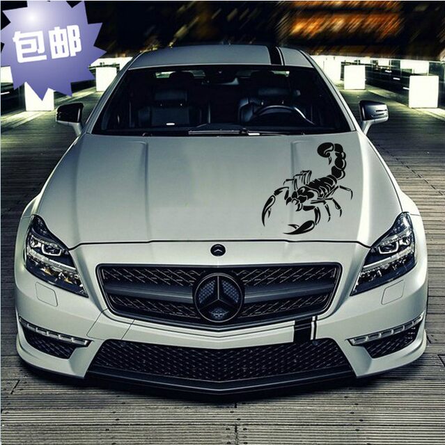 Car hood stickers scorpion decorative stickers car stickers hood ...