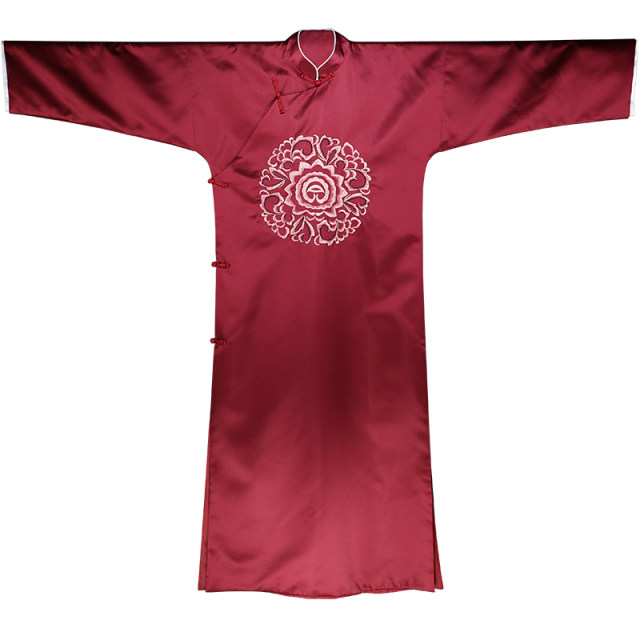 Chinese Tang suit embroidered robe and mandarin jacket, Chinese style ...