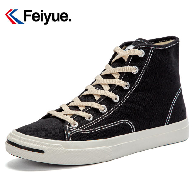 Feeding women's shoes canvas shoes high top men's spring new style ...