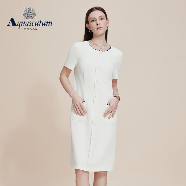 Aquascutum/Yager Shidan 2025 spring and summer new women's dress with ...