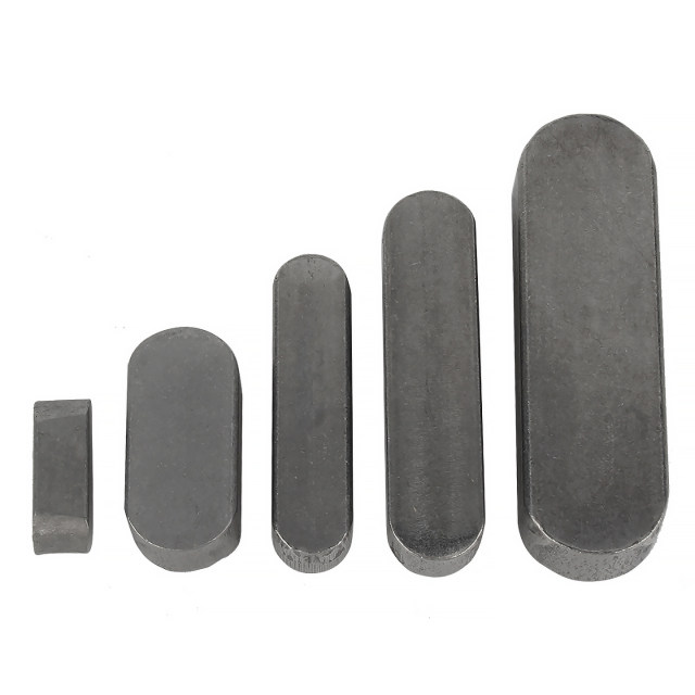 Iron A3 steel type flat key pin GB1096 round head pin key bar keyway ...