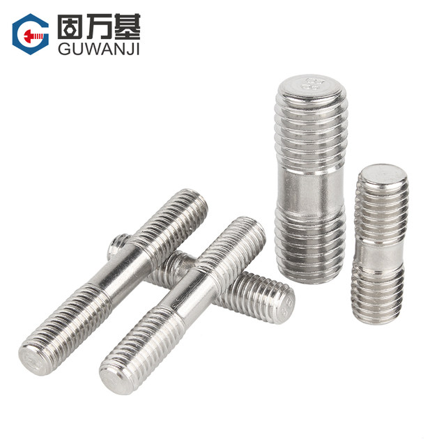 304 stainless steel double -headed bolt two -headed screw screw screw ...