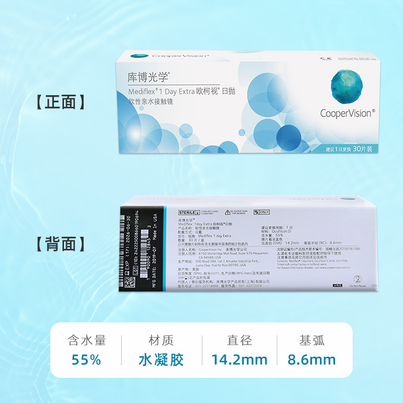 Cooper Optics Okoshi Myopia Glasses - Invisible Daily Disposable Lenses