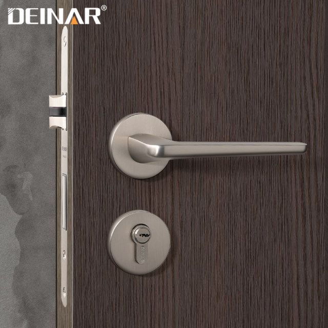 DEINAR Nordic style bedroom door lock indoor simple room door lock ...