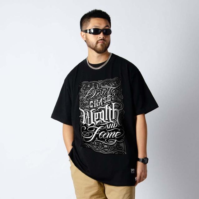 FunkyChoice hip-hop trendy brand street cursive script summer short ...