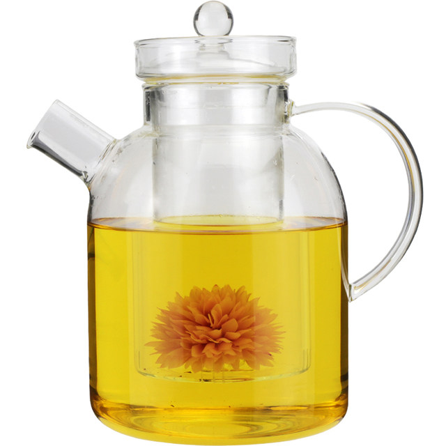 Glass boiled teapot all glass health pot teapot thick temperature ...
