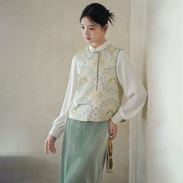 Chu Cicada clothing new Chinese style women's clothing 24 autumn collar ...