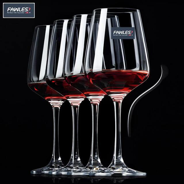 Crystal glass red wine cup set home creative European goblet large wine ...