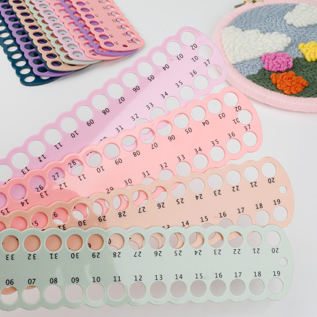 Thickened plastic thread board, cross-stitch winding board, embroidery ...