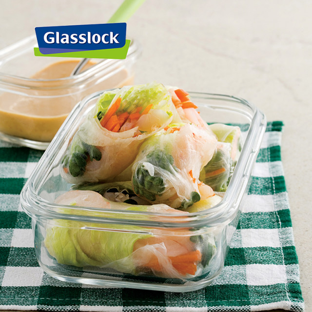 glasslock Korea imported heat-resistant tempered glass sealed lunch box ...