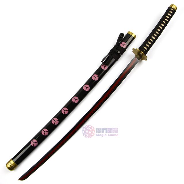 1.3 meters Pirate Zoro's three black swords, Shusui's third generation ...