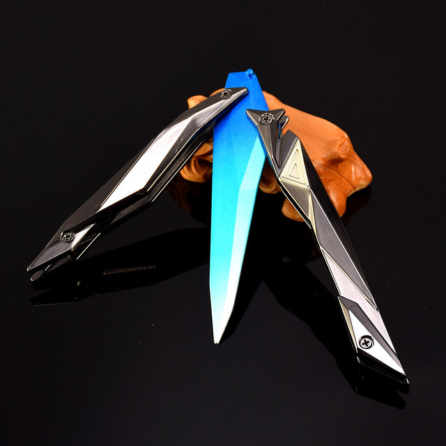 Fearless Contract Small Singularity Butterfly Knife Metal Weapon Model ...