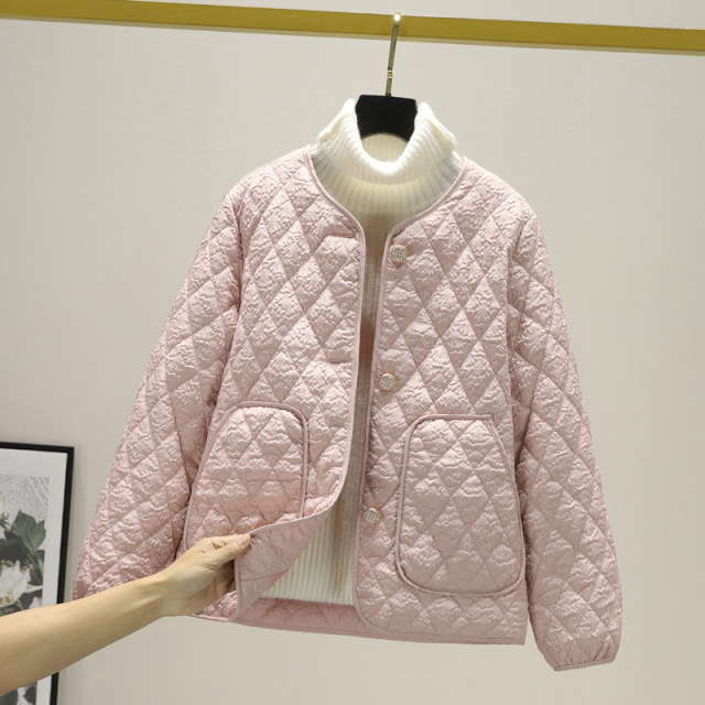 Xiaoxiang style short cotton jacket female casual jacket autumn and ...