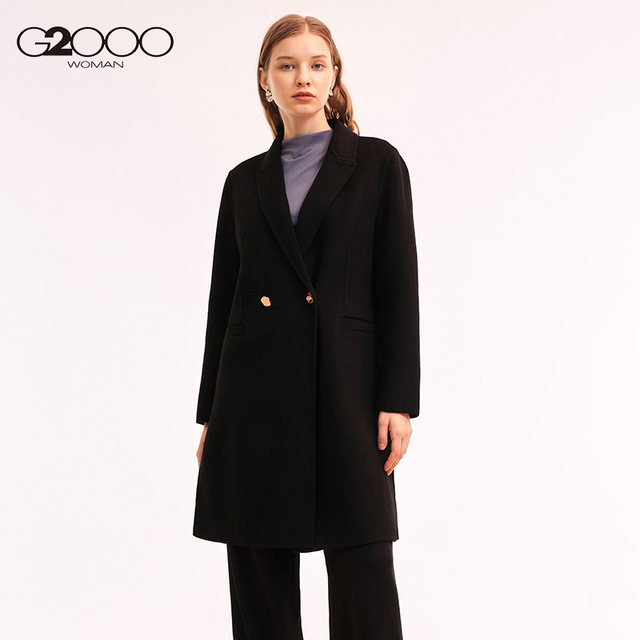 G2000 shopping mall classic woolen collar and capable business style ...