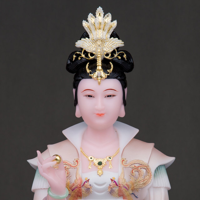 New product Nuwa Empress statue white marble home blessing high-end ...