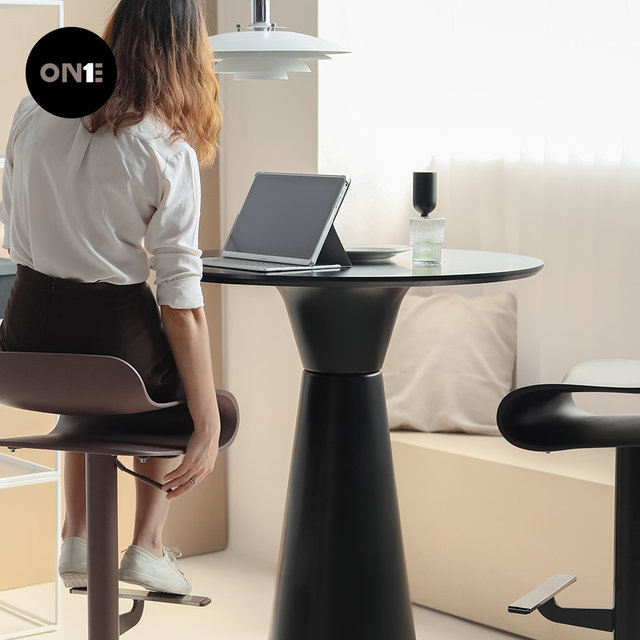 Nordic bar table small apartment home balcony high table cafe bar ...
