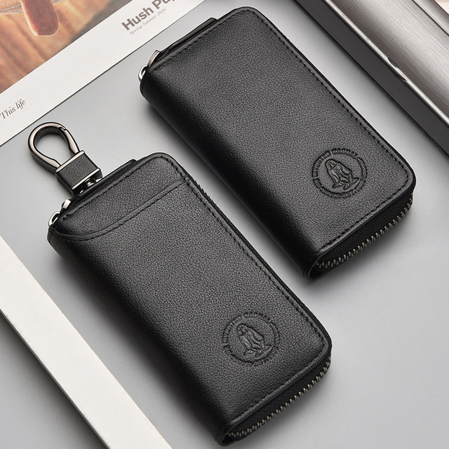 Hush Puppies key bag men's large-capacity car key bag storage universal ...