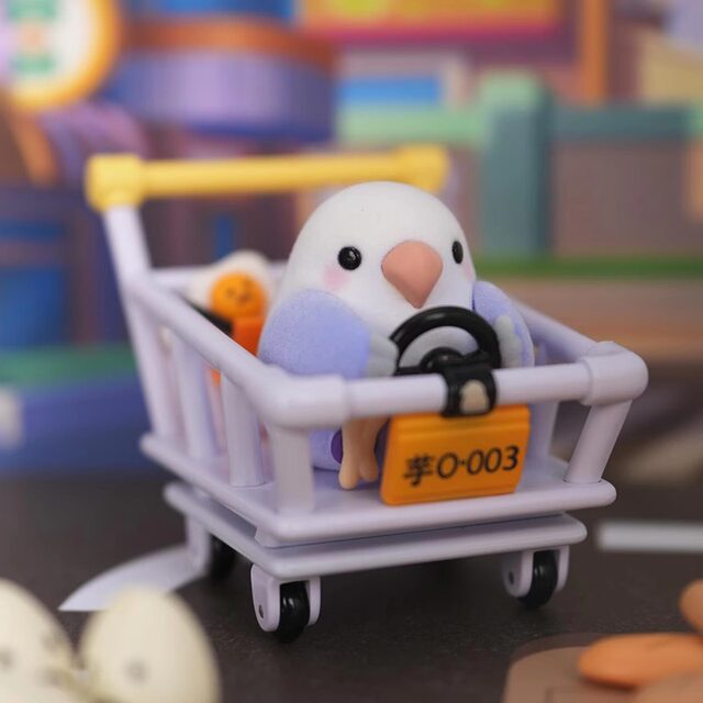Authentic civilized bird taro round blind box third bullet experience ...