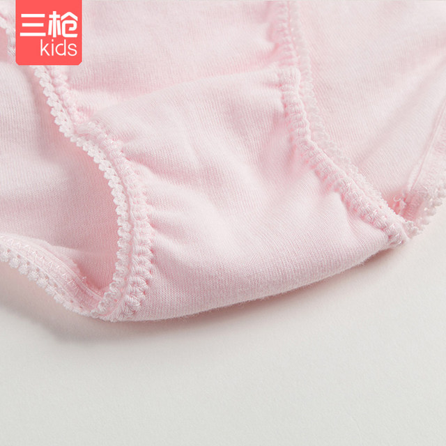 3-pack of three-gun girls' underwear white dance pants children's ...