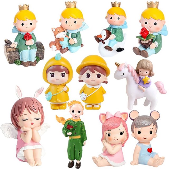 Resin cute Xiaoxiao little yellow hat girl Bella Michelle Princess ...
